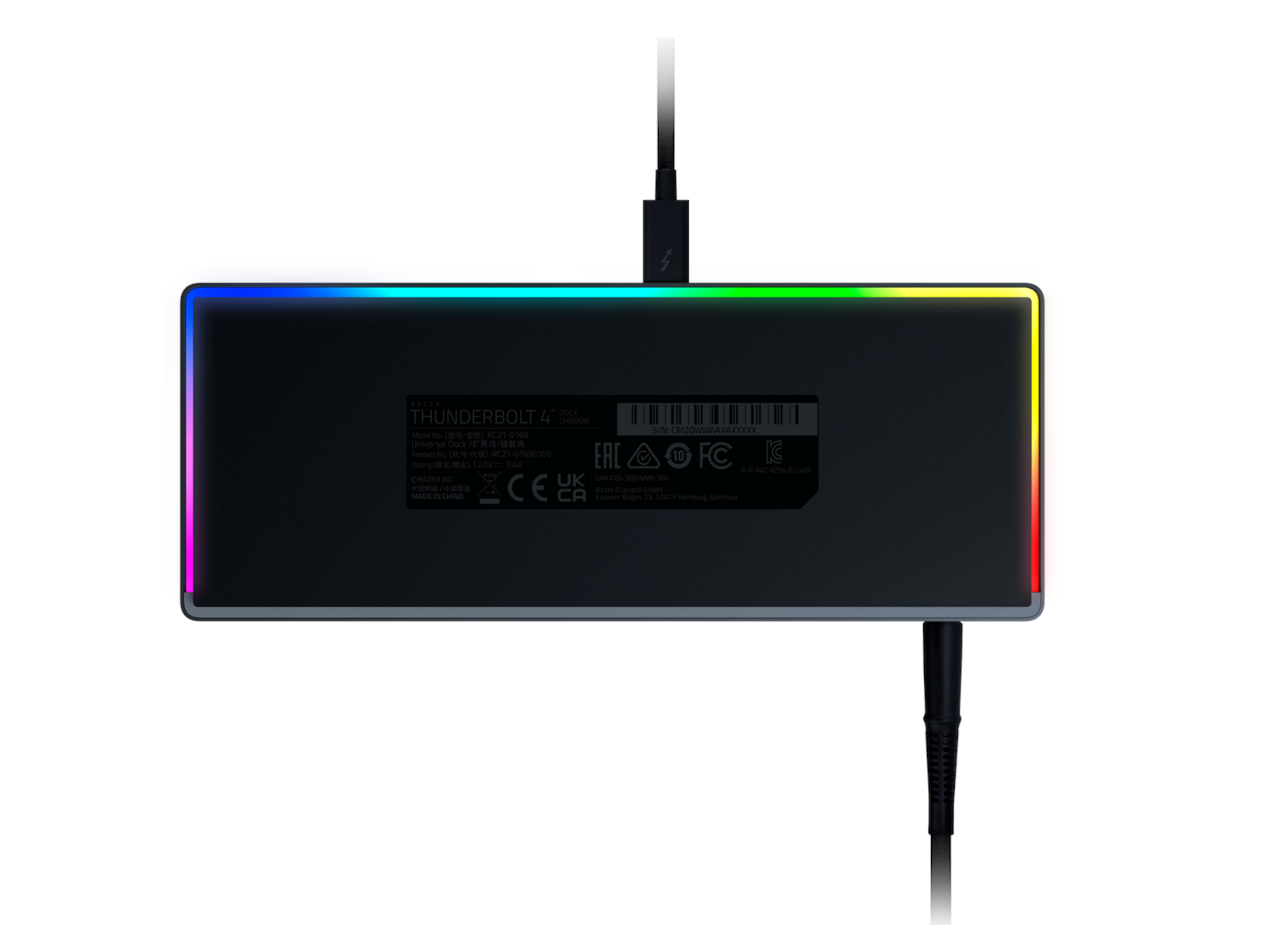 Razer Thunderbolt 4 Dock Chroma: Thunderbolt 4-dock Chroma | Voordelig