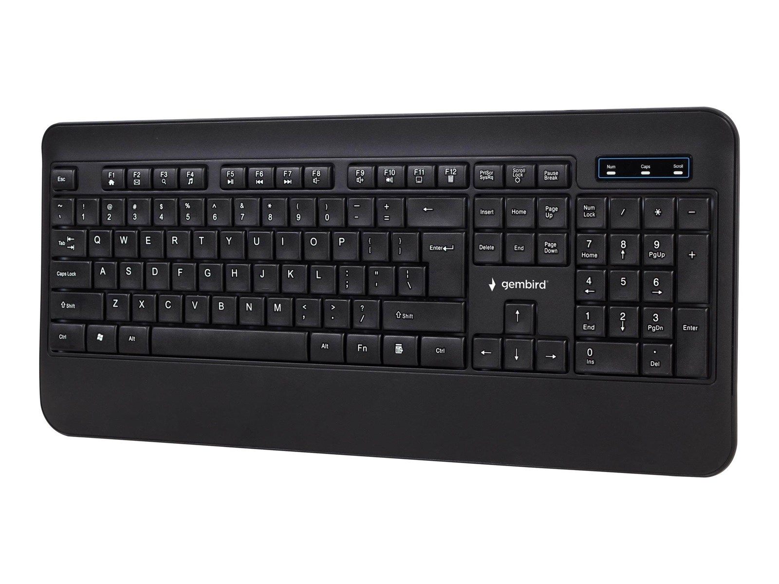 Gembird KB-UML-03 - Toetsenbord - QWERTY - US - Zwart - Toetsenbord ...