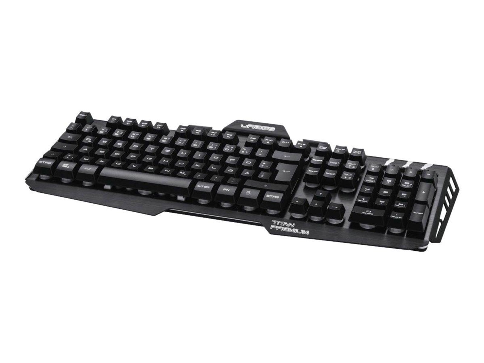 Hama uRage Cyberboard Metal Gaming - Toetsenbord - Duits - Zwart