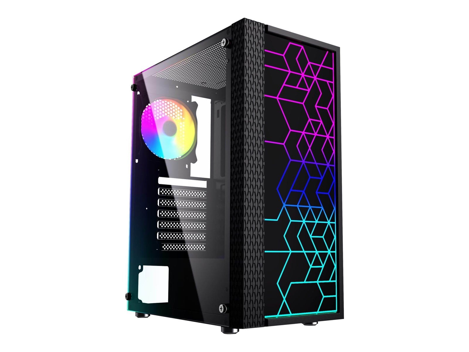 Gembird Fornax 2500 - mid tower - ATX - Case - Tower - Zwart