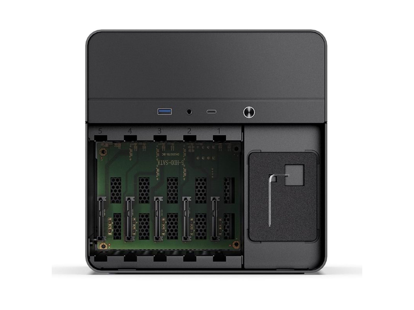 Jonsbo N2 Mini-ITX Case - Black - Case - NAS tower - Zwart | Voordelig