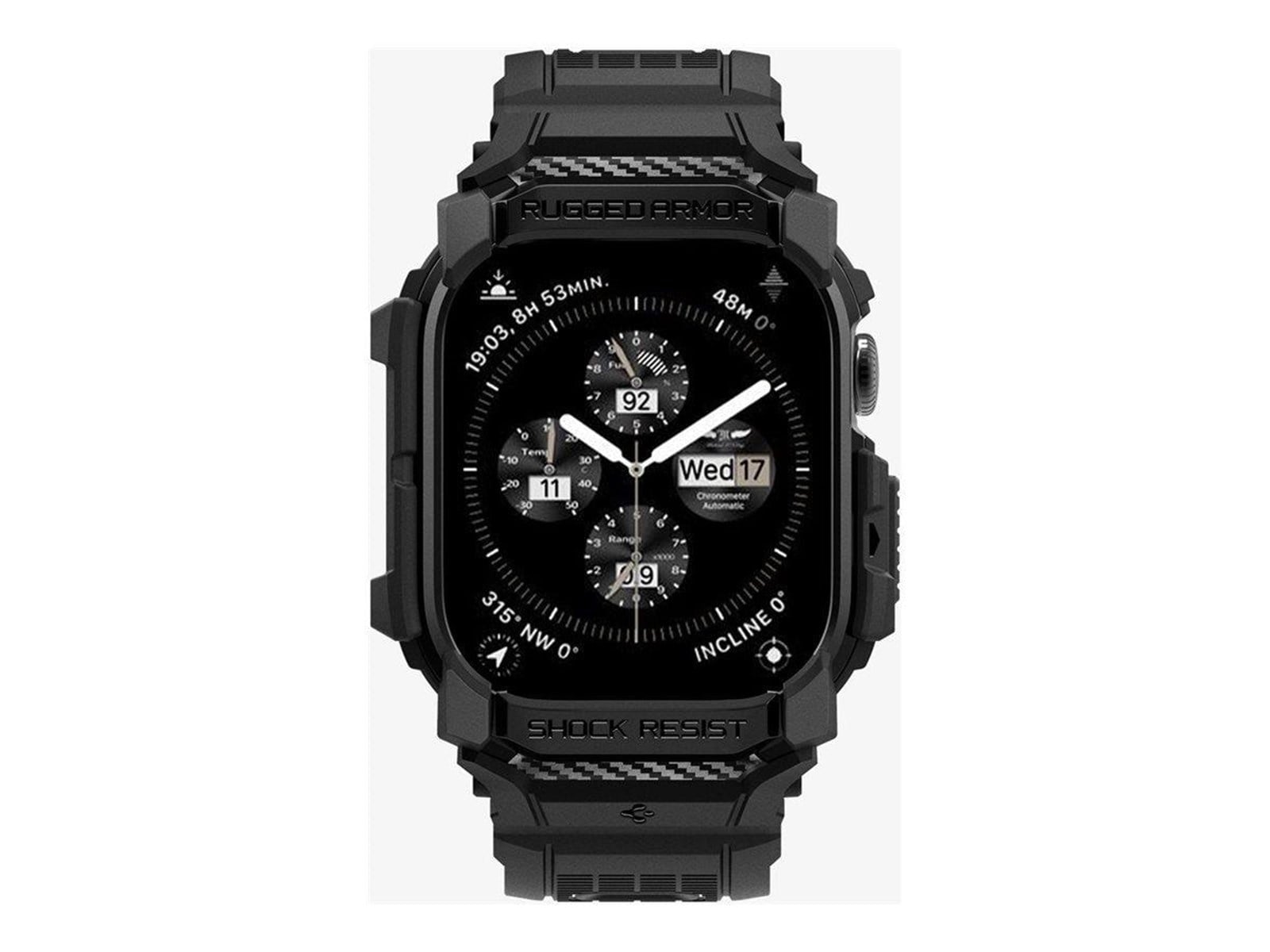 Spigen Rugged Armor Pro - matte black - Apple Watch 11/10 46mm