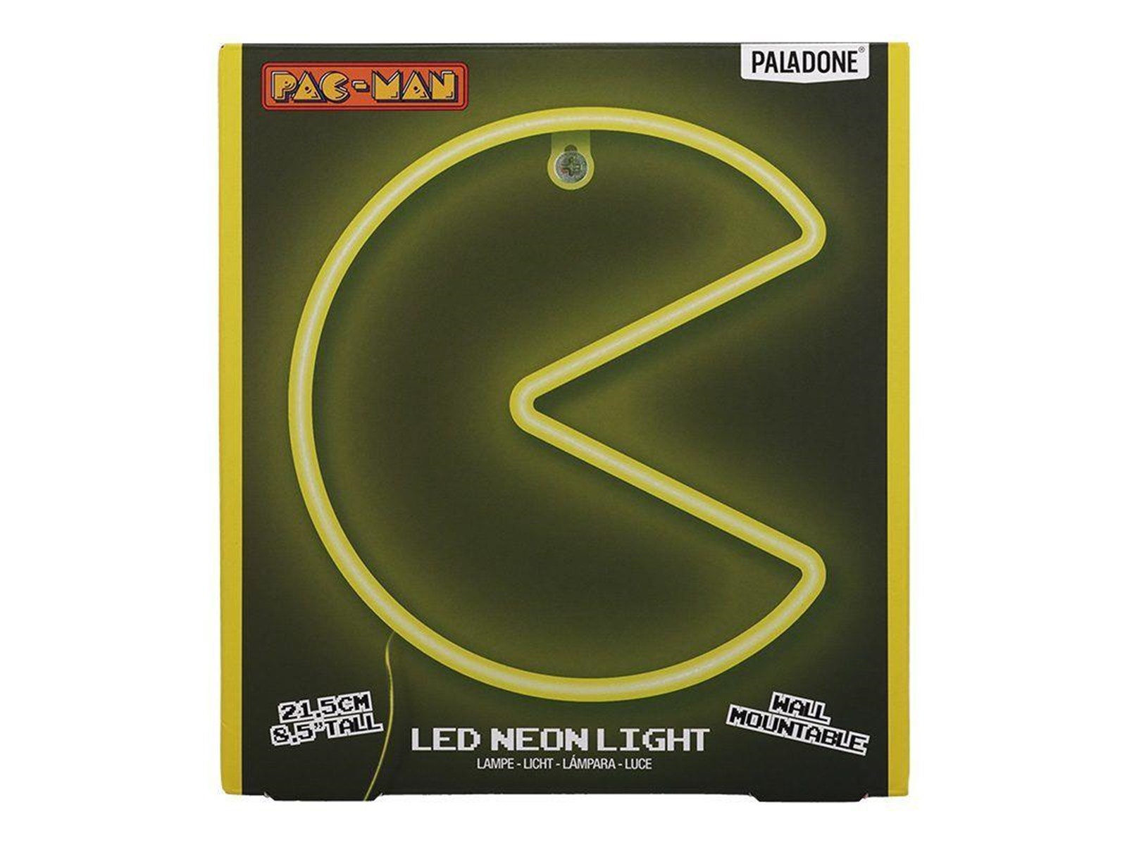 Paladone - Pac Man Wall Mountable LED Neon Light - Lamp | Voordelig