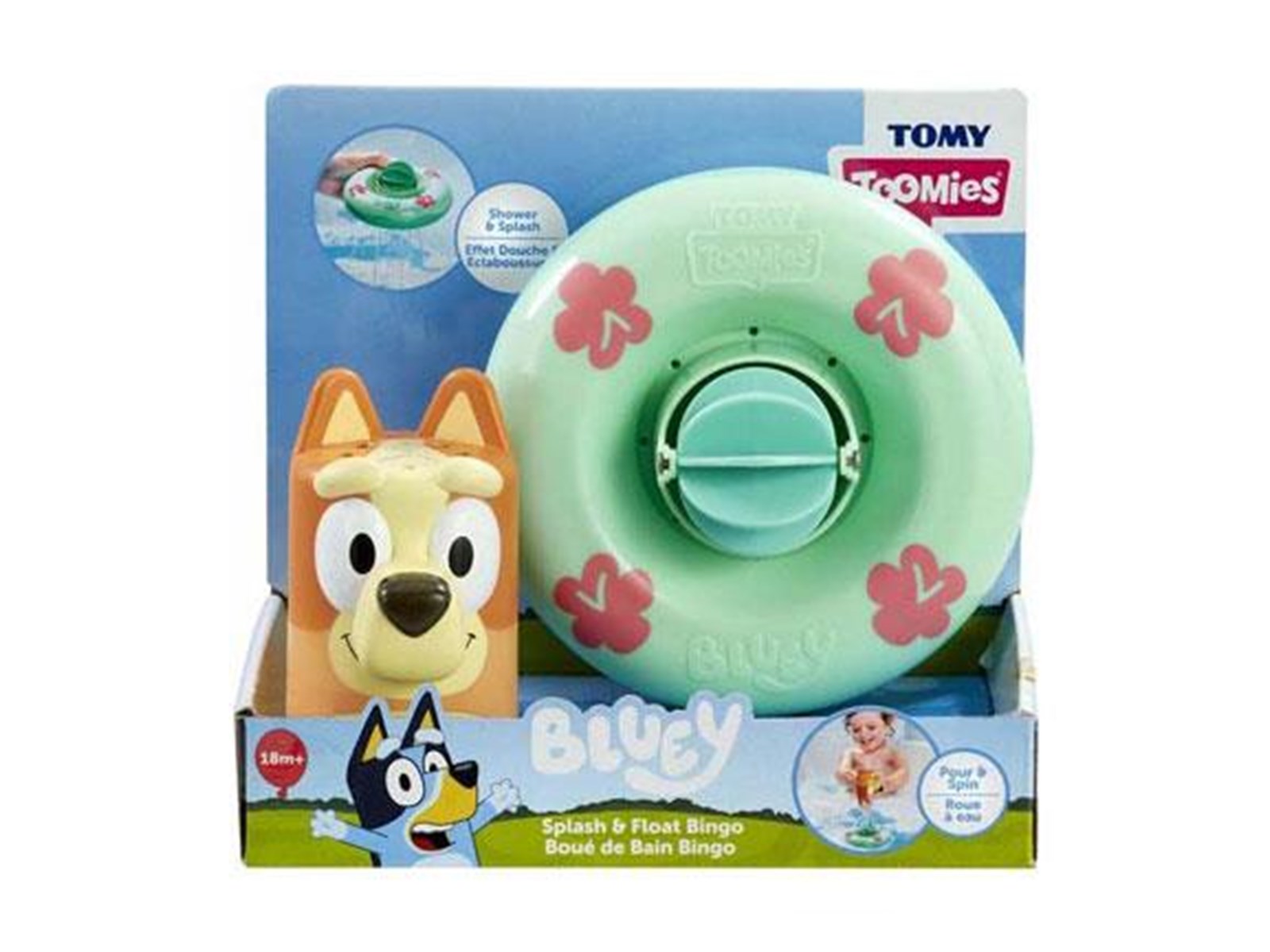 Bluey Splash and Float Bingo Play Figure Bath Toy | Voordelig