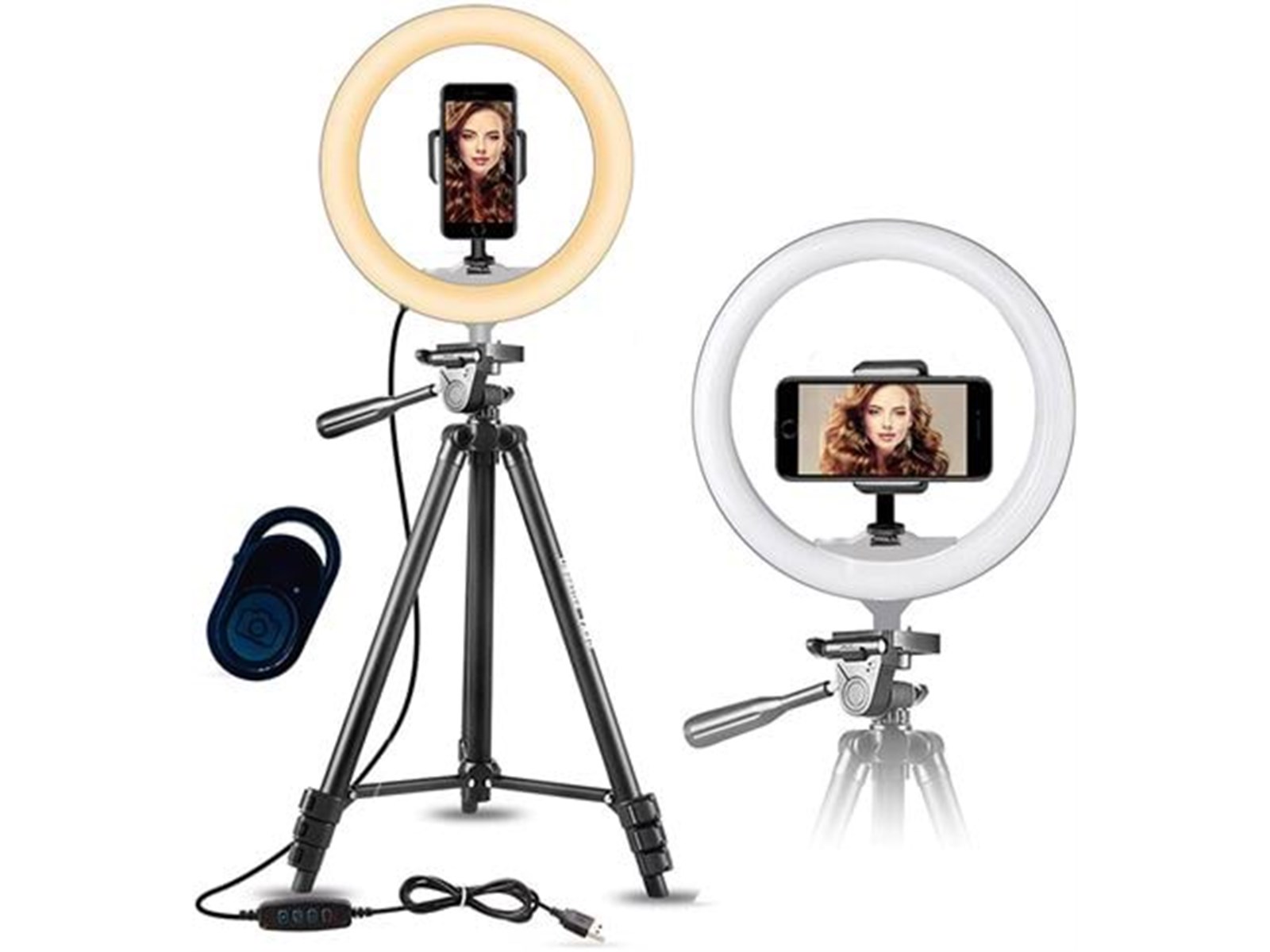 Pro Ring Light Model 201 – Met statief tot 167 cm en Bluetooth ...