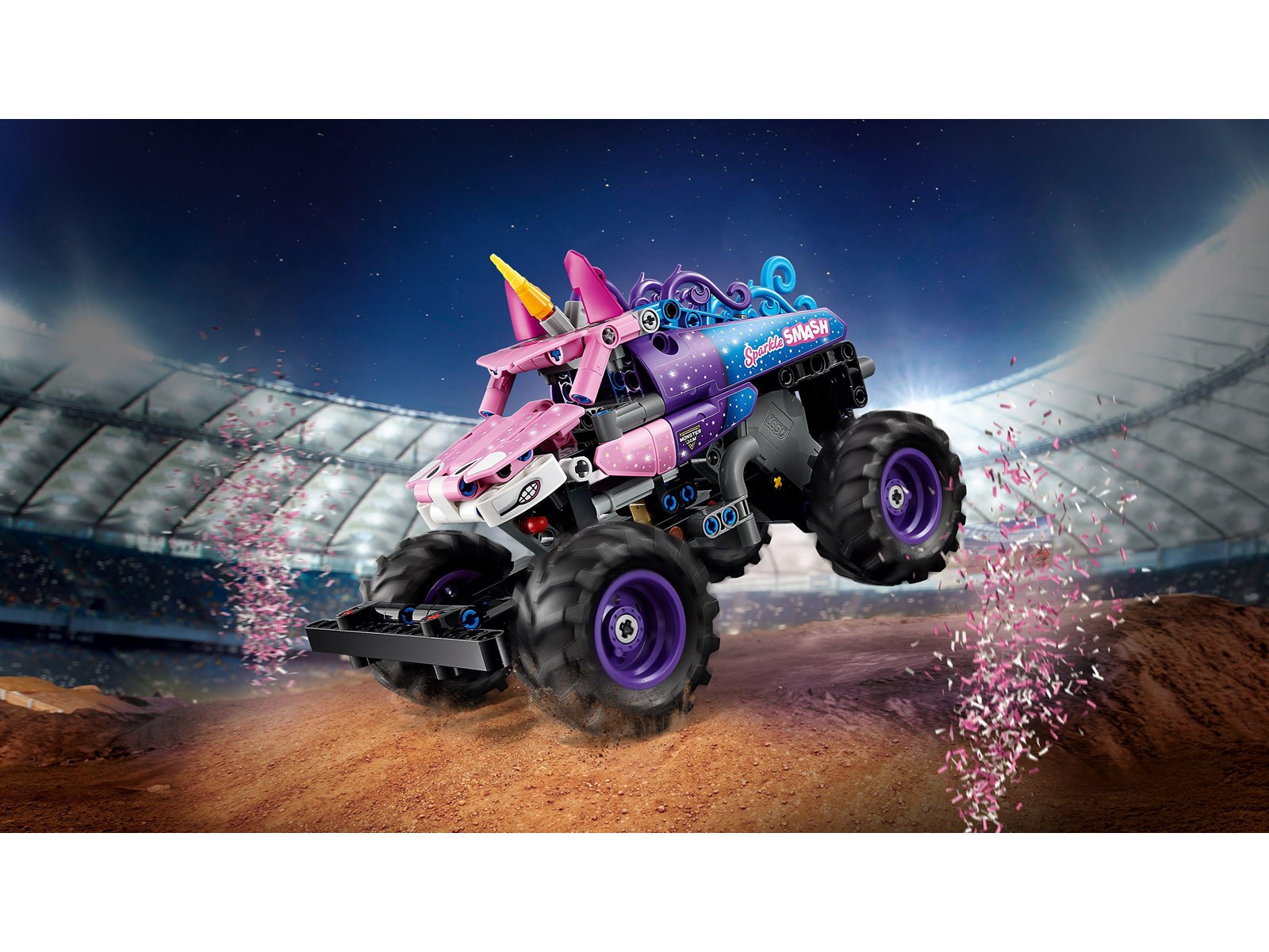 LEGO Technic 42220 Monster Jam™ Sparkle Smash™ pull-back | Op voorraad