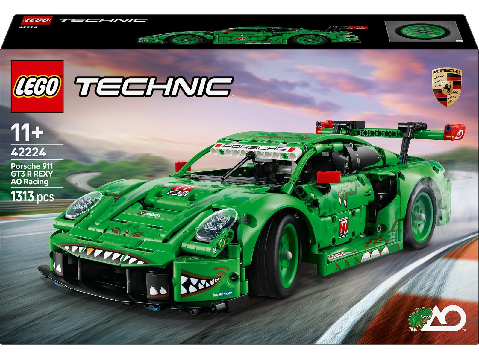 LEGO Technic 42224 Porsche 911 GT3 R REXY AO Racing auto | Op voorraad