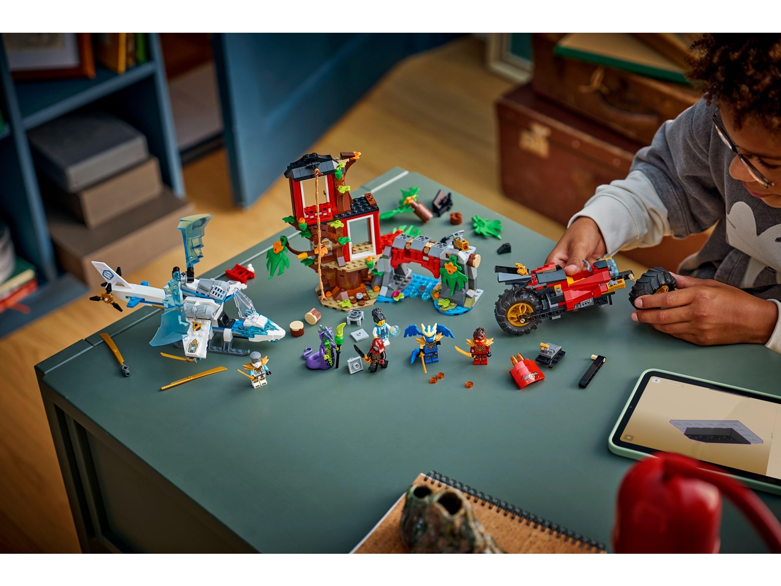 LEGO Ninjago 71857 Ninjavoertuigen bij de boomhut | Op voorraad