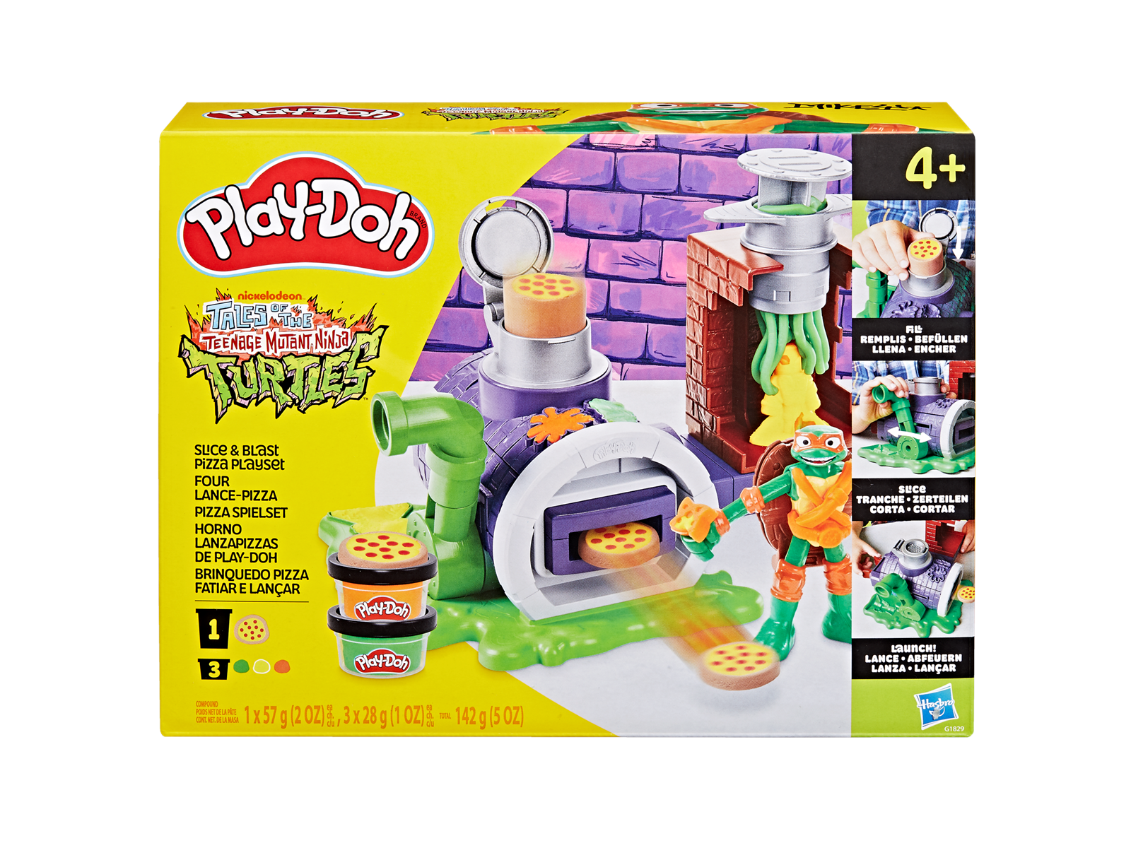 Play-Doh Teenage Mutant Ninja Turtles Slice & Blast Pizza Playset
