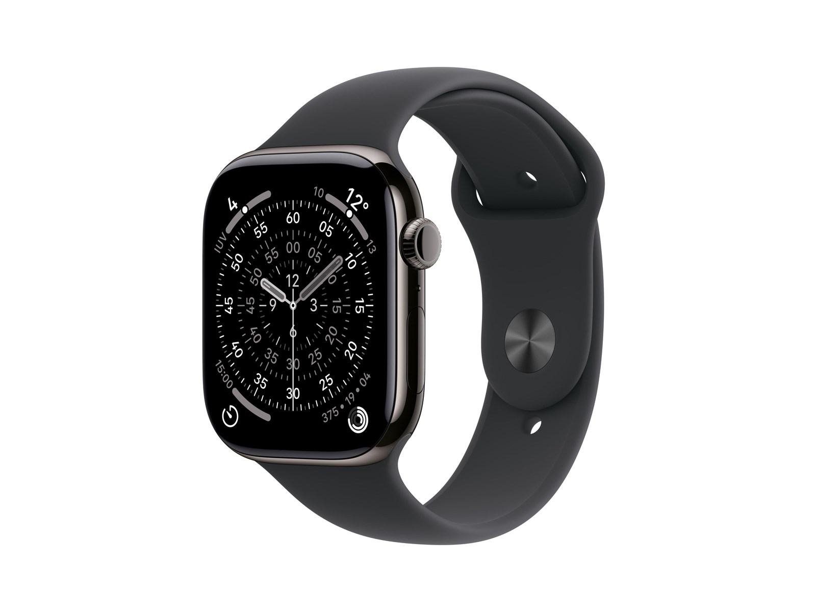 Apple Watch Series 11 GPS + Cellular 46mm Slate Titanium Case with ...