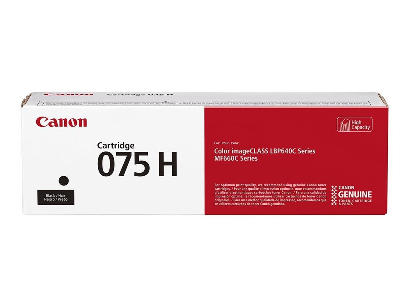 Canon 075 H - high capacity - black - original - toner cartridge ...