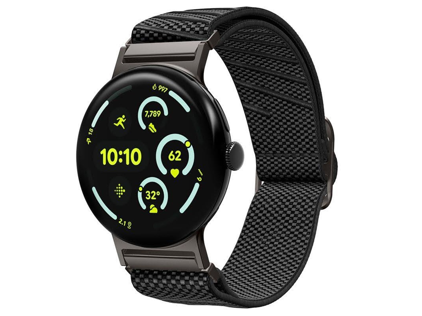 Spigen Lite Fit X Band - black - Google Pixel Watch 4/3/2/1 41mm