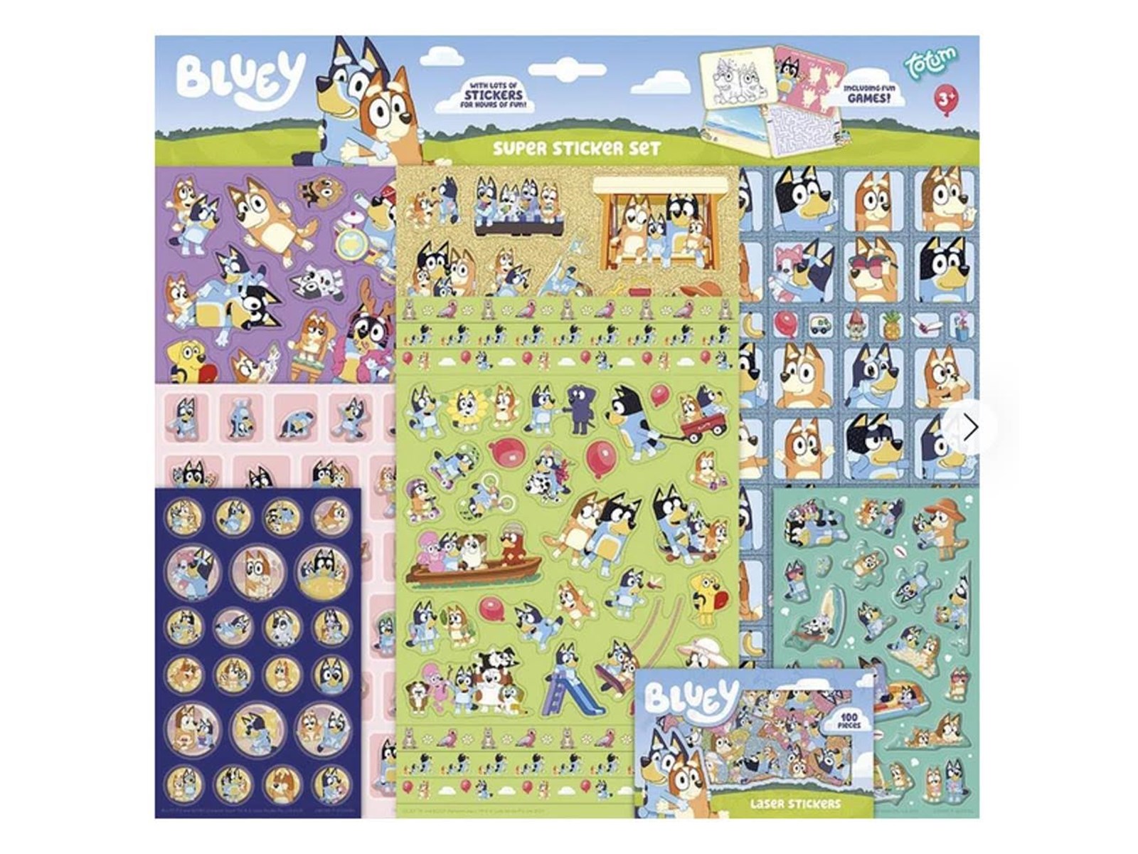 Creative Craft Group BLUEY Super Sticker Set | Voordelig