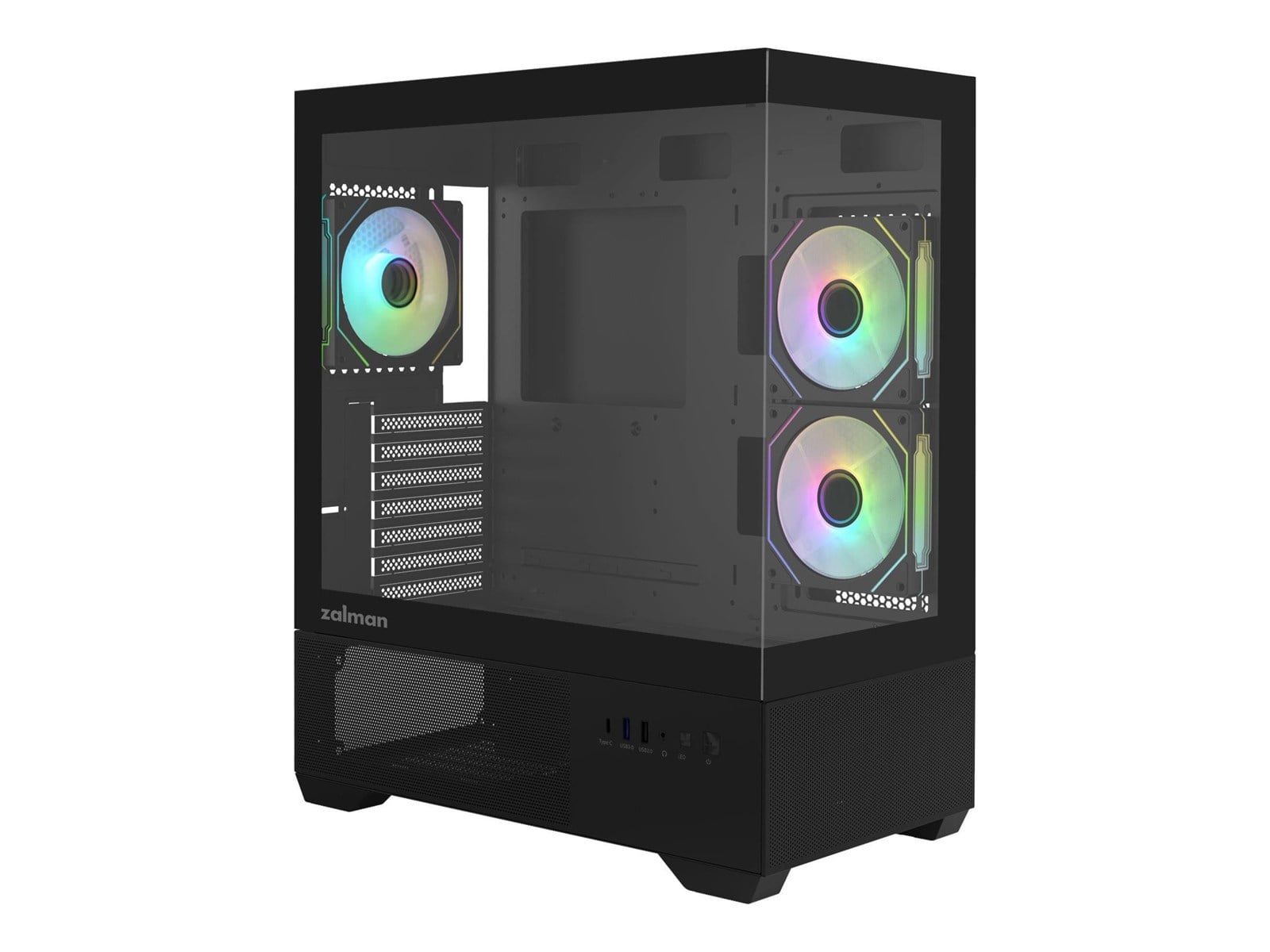 Zalman CHRONIX V2 - mid tower - ATX - Case - Tower - Zwart | Voordelig