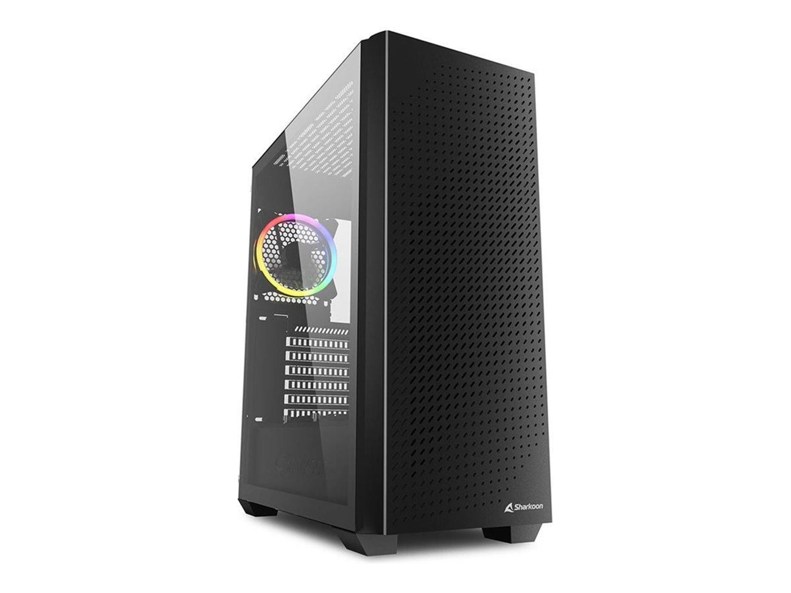 Sharkoon VS9 - ATX case - Case - Tower - Zwart | Voordelig