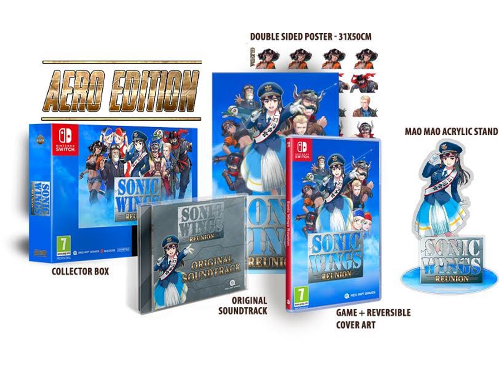 Sonic Wings Reunion (Collector's Edition) - Nintendo Switch - Shoot 'em up