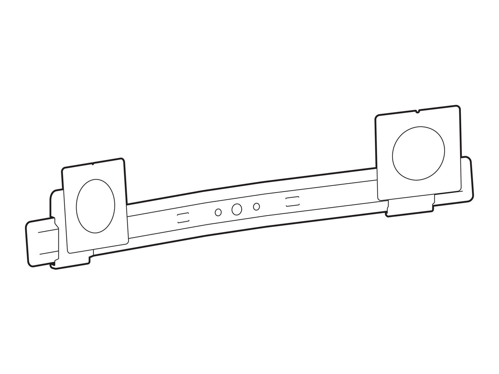 Ergotron LX Pro mounting kit - for flat panel - dual direct conversion ...