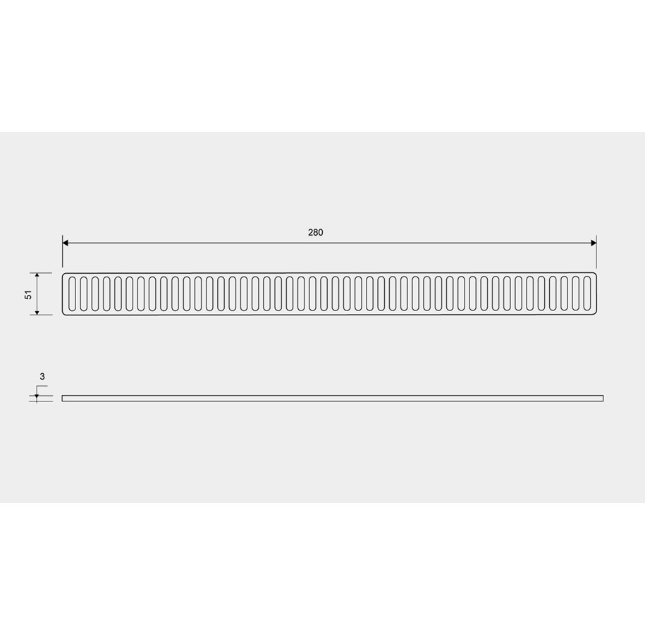 Unidrain ClassicLine grating Column 300 mm | Voordelig