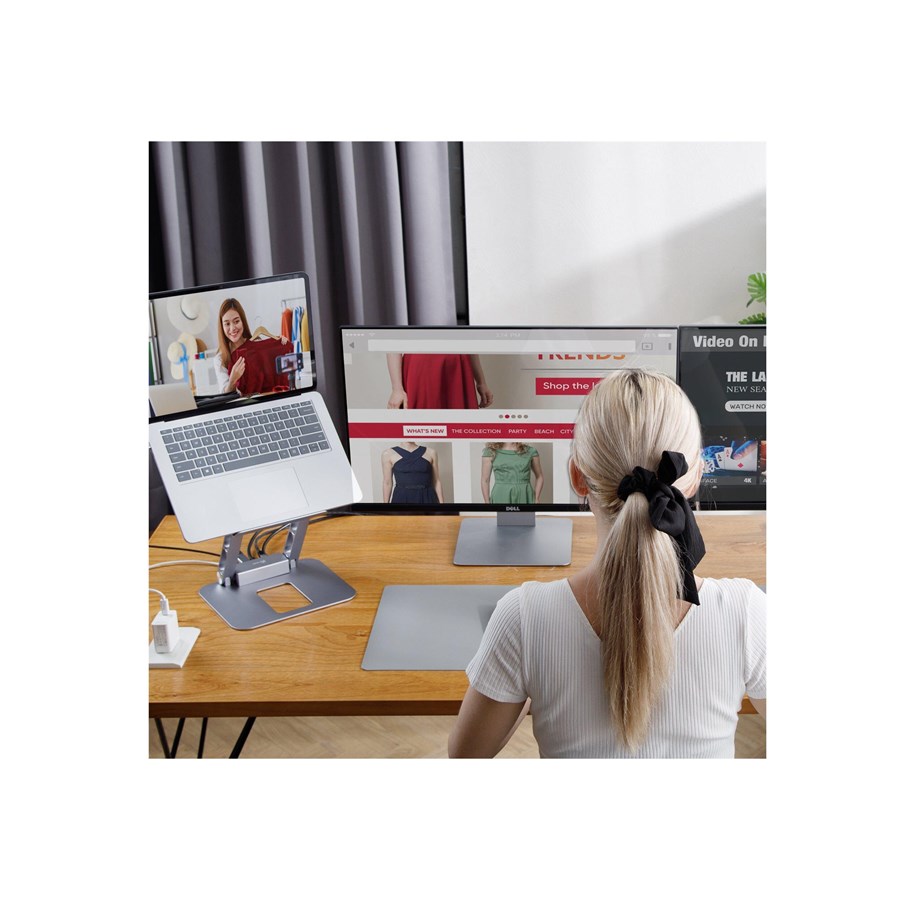 j5create Multi-Angle Dual HDMI Docking Stand (with Ethernet) *DEMO*
