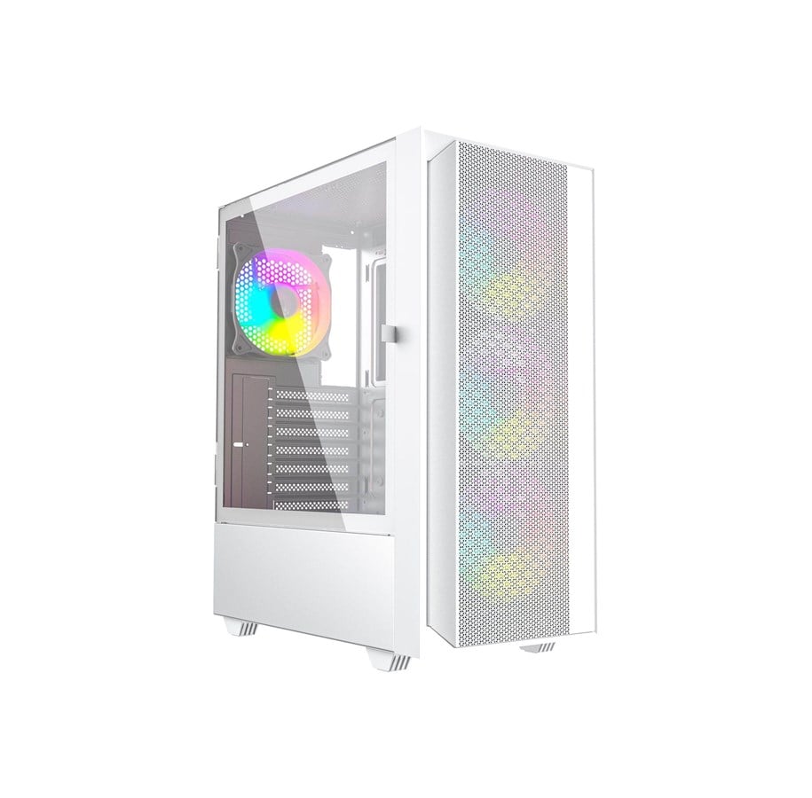 Gembird Fornax 4000 - mid tower - ATX - Case - Tower - Wit | Voordelig