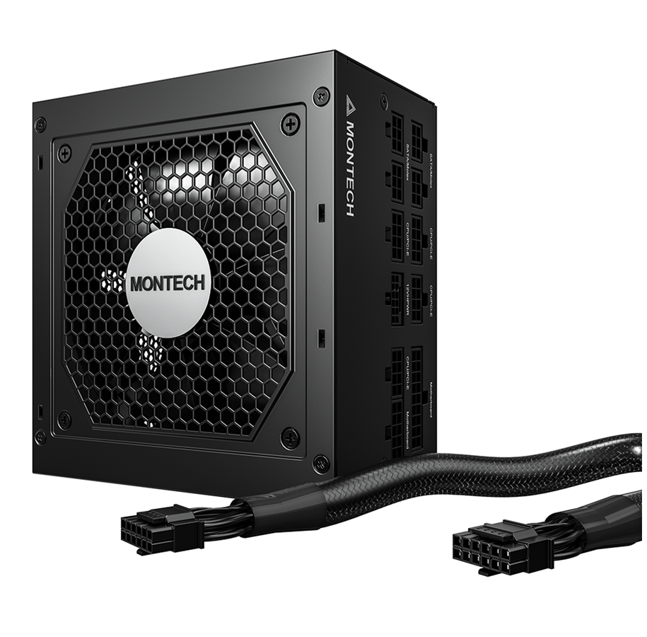 Montech Century Gold G5 750W Voeding - 750 Watt - 120 mm - ATX 3.0 - 80 ...