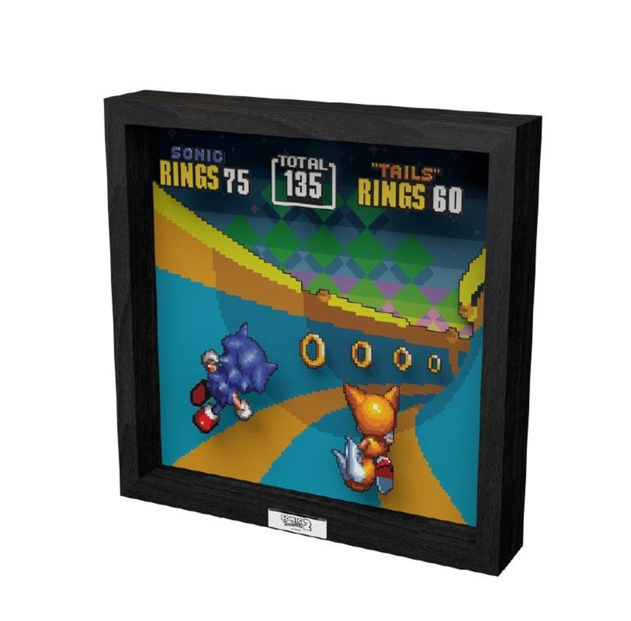 Pixel Frames - Sonic the Hedgehog 2: Special Stage - Afbeelding