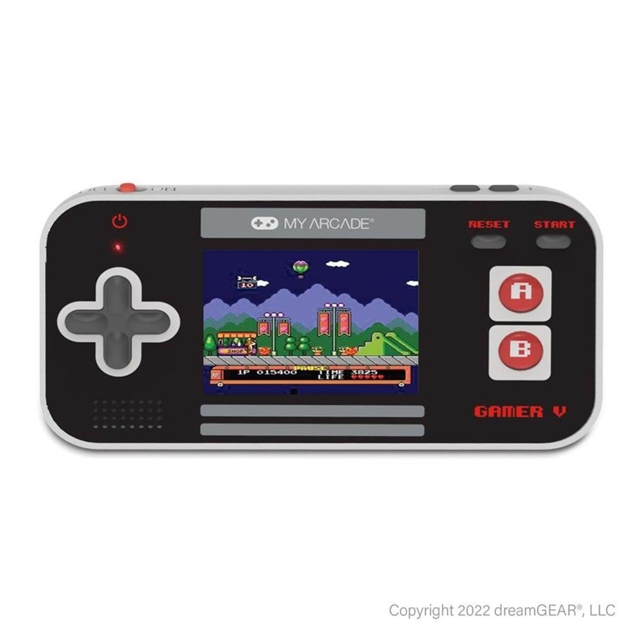 My Arcade Gamer V Classic Handheld Gaming System Black/Gray/Red