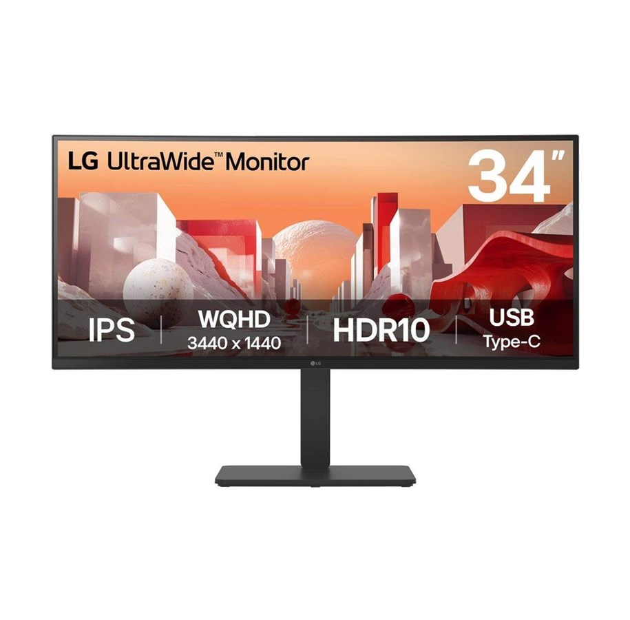 34" LG UltraWide 34BA75QE-B - 3440x1440 (UWQHD) - 60Hz - IPS - 90W USB ...