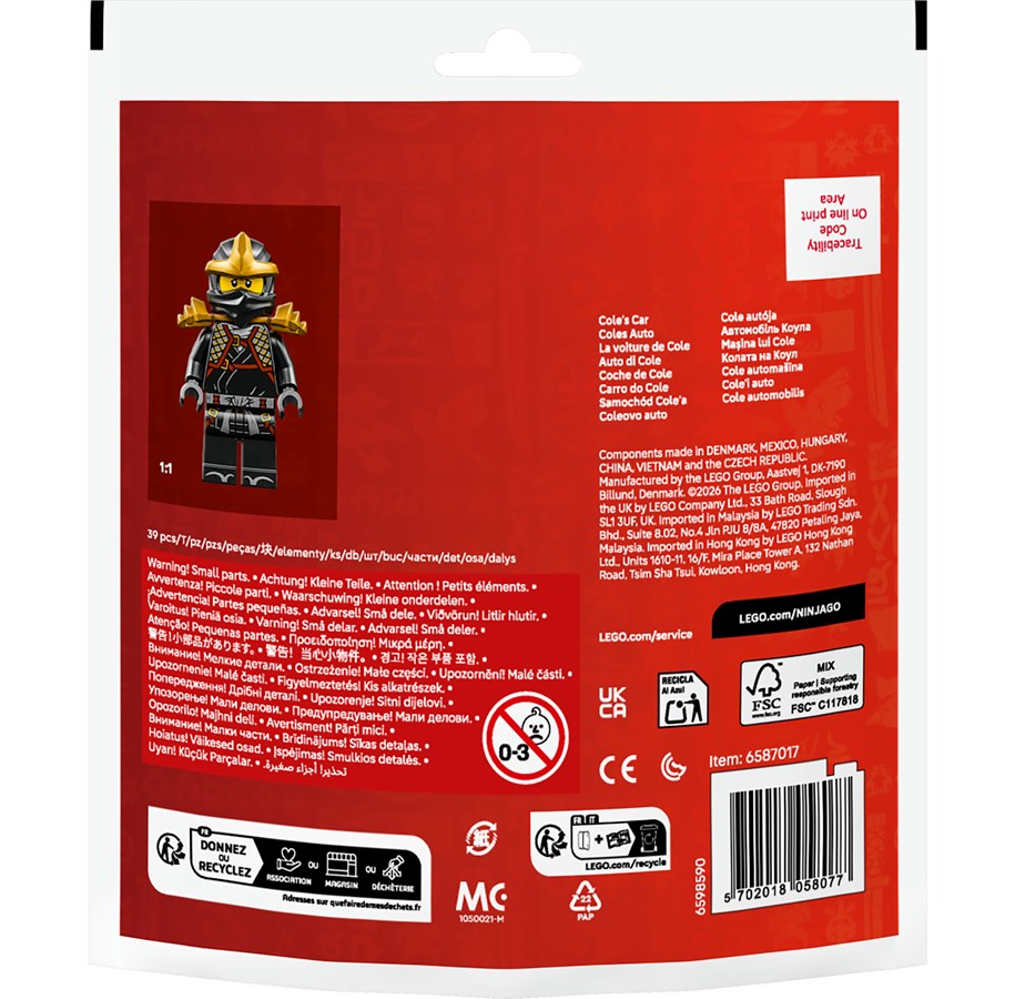 LEGO Ninjago 30723 Ninja Cole's auto | Op voorraad | Voordelig