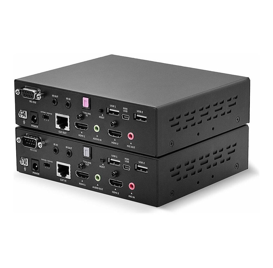 Lindy - transmitter and receiver - video/audio/infrared/serial extender ...