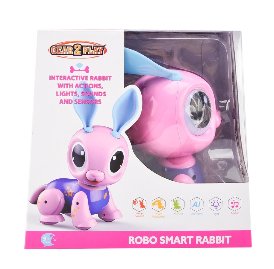 Gear2play Robo SMART Rabbit Interactive Animal | Voordelig