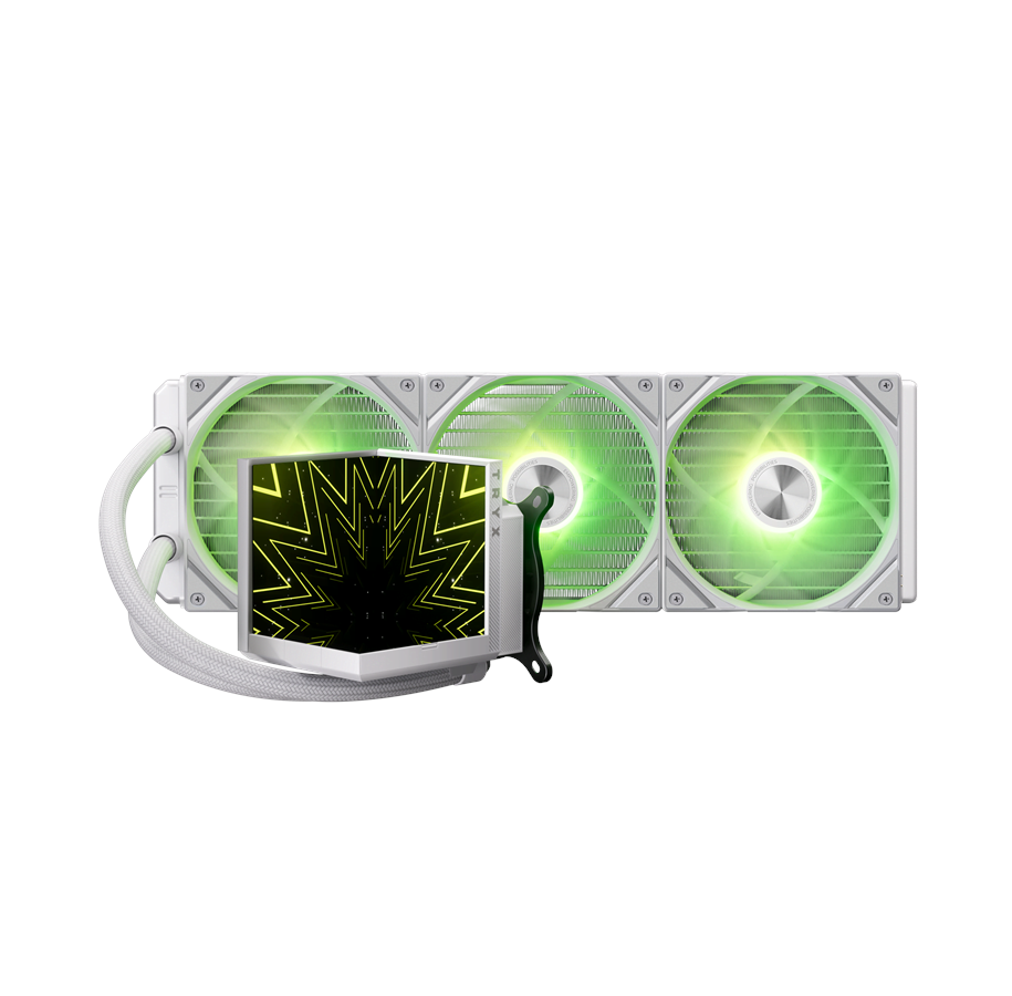 Tryx STAGE ARGB 360 WHITE - CPU waterkoeling - Maximaal 25 dBA