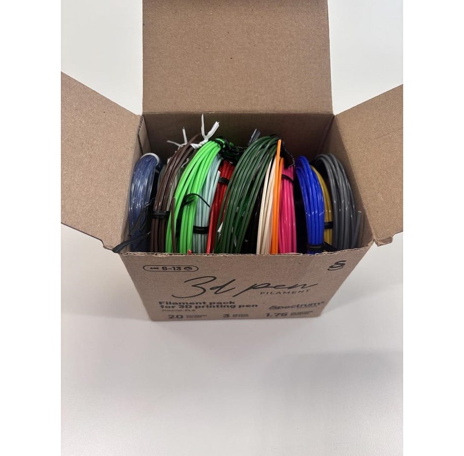 Spectrum 3D filament for 3D pen - 20 colours - 3 m | Voordelig
