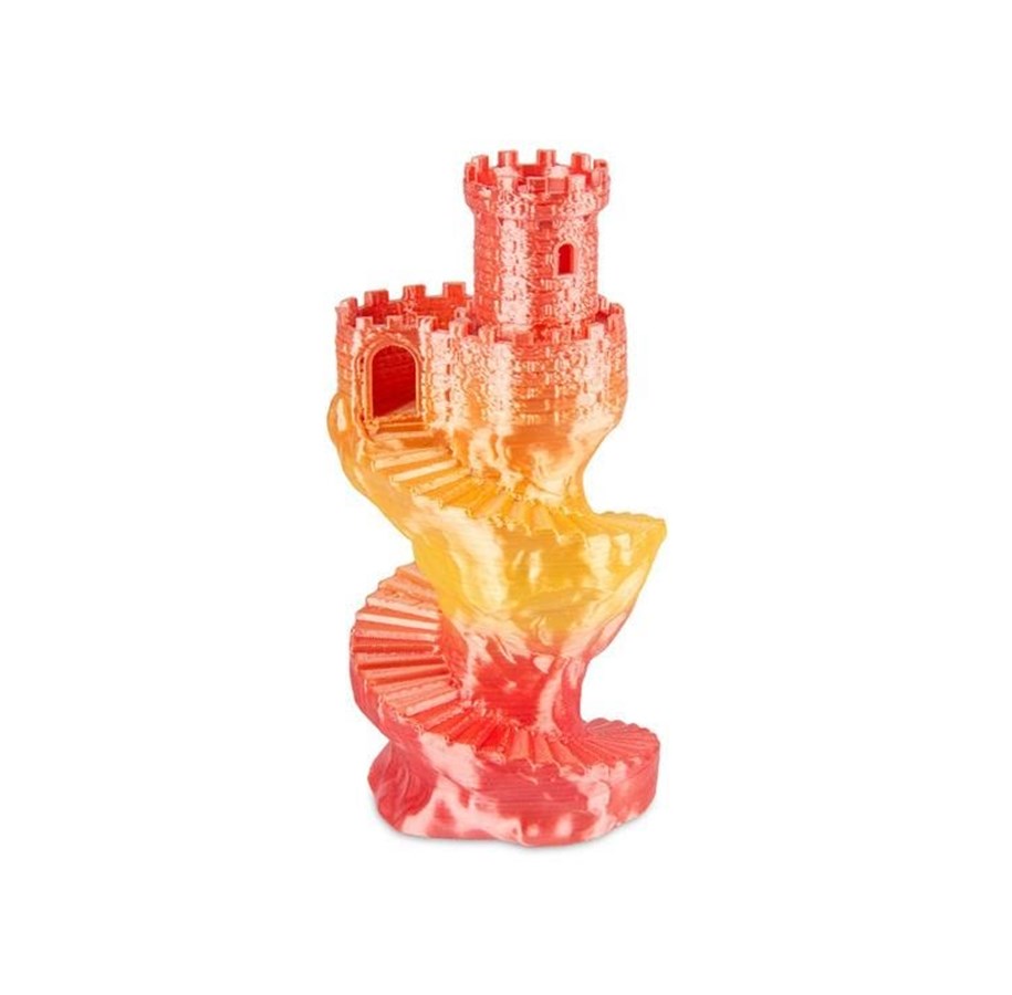 Spectrum 3D Filament / PLA SILK Rainbow / Fire Red / ⌀ 1.75 mm / 1 kg